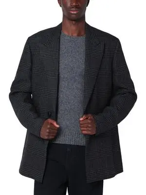 NAMACHEKO Prince Of Wales Wool Jacket - Grey