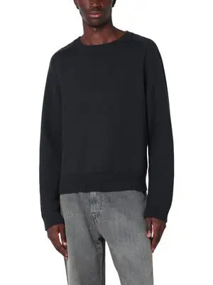 Our Legacy Wool Crew Neck Jumper Black