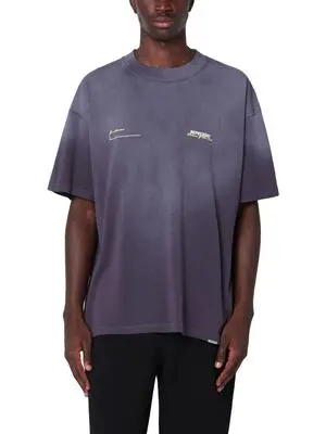 REPRESENT Plum Faded T Shirt With Logo - Purple