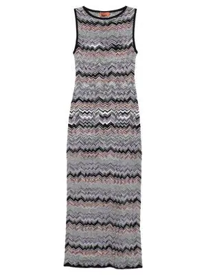 Missoni Sleeveless Midi Dress - Black