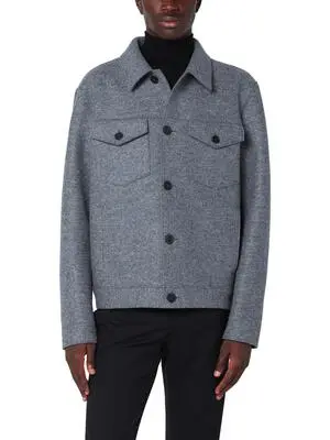 Harris Wharf London Light Wool Jacket - Grey