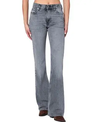 HAIKURE Washed Flora Denim Jeans - Grey