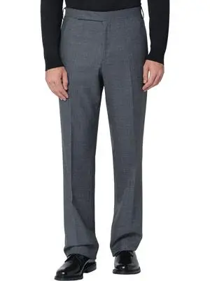 LARDINI Virgin Wool Trousers - Grey