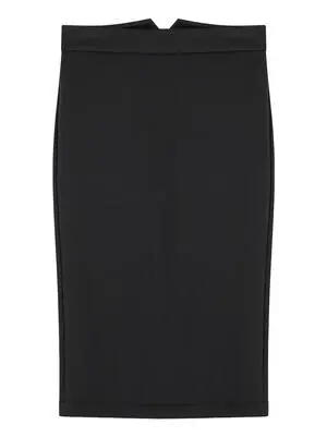 MONCLER X EDWARD ENNINFUL Pencil Skirt - Black