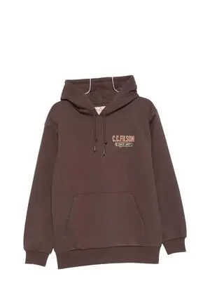 Filson Printed Cotton Hoodie - Brown