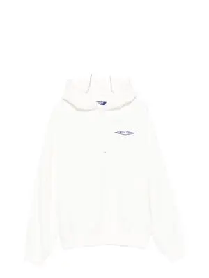 Junya Watanabe Logo Cotton Hoodie - White