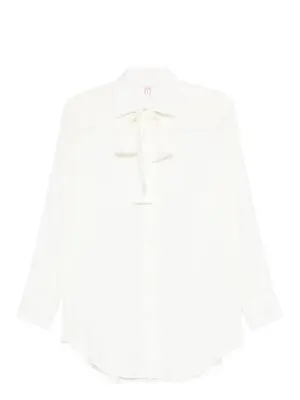 ARCHIVIO '67 Bow Tie Shirt - White