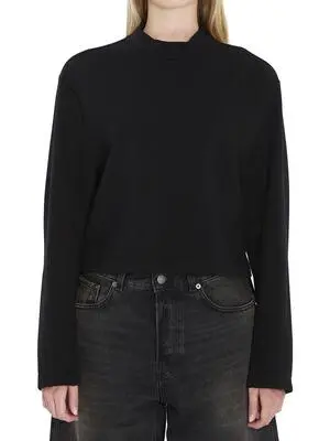 Moncler Logo Crewneck Sweatshirt - Black