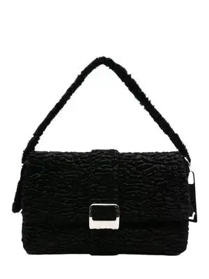 LA MILANESA Simona Shoulder Bag - Black