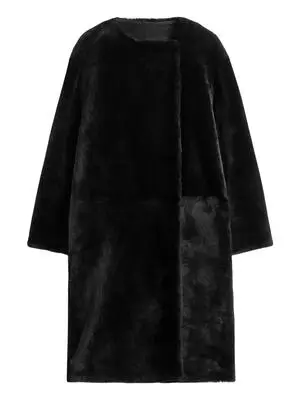 TOTÊME Shearling Coat - Black