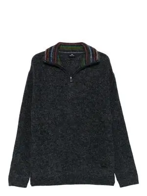 Paul Smith Half-zip Sweater - Black