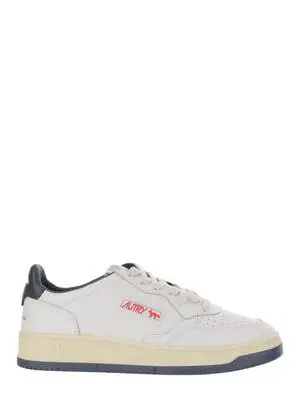 AUTRY X MAISON KITSUNE Medialist Low Sneakers - Blue