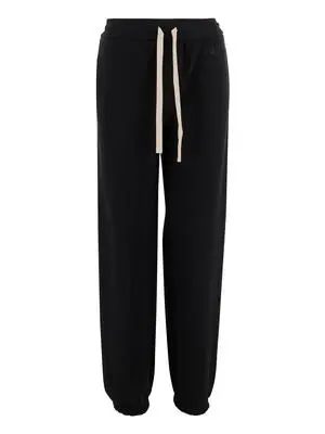 JIL SANDER Cotton Trousers - Black