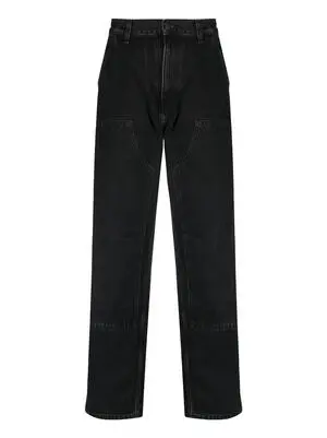 Carhartt Work In Progress Double Knee Denim Jeans - Black