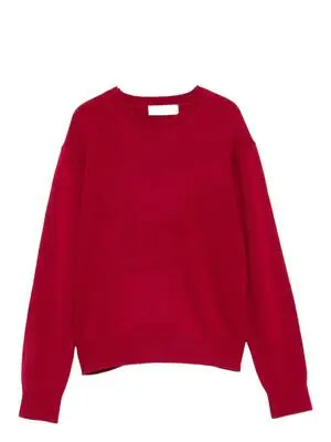 DUNST Wool Crewneck Sweater Red