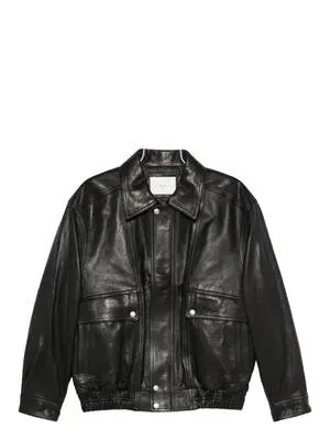 DUNST Leather Jacket - Black