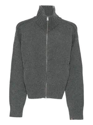 EXTREME CASHMERE X Cashmere Zipped Cardigan - Grey