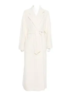 Tagliatore Wool Long Coat - Cream