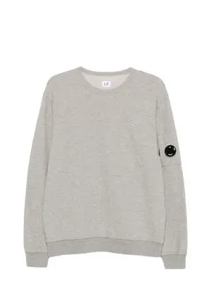 C.P. COMPANY Cotton Crewneck Sweatshirt - Grey