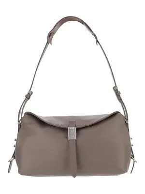 Pinko Saddle Baguette Shoulder Bag - Grey