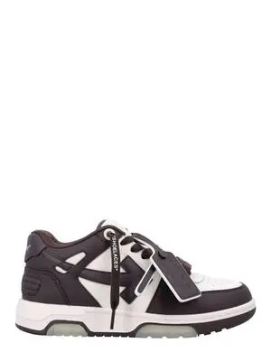 Off-White Out Of Office Leather Sneakers - Brown