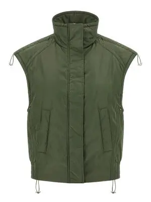 Pinko Angeles' Oversized Vest - Green
