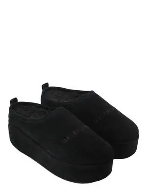 Balenciaga Alaska Soft Platform Clogs - Black