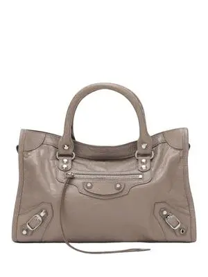 Balenciaga Le City Small Tote Bag - Beige
