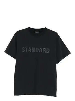 Balenciaga Standard Cotton T Shirt - Black