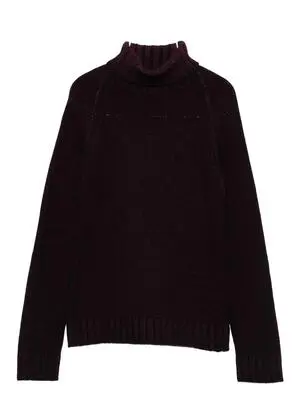 BASE Wool Turtleneck Jumper Bordeaux