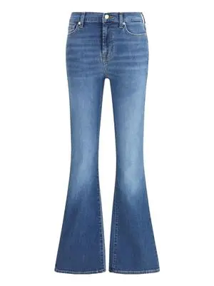 SEVEN Name Ali Royalty Flared Denim Jeans - Blue