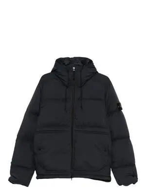 Stone Island Short Down Jacket - Blue