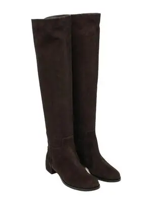 Dolce & Gabbana High Suede Boots - Brown