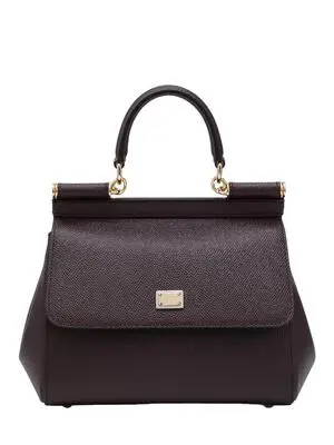 Dolce & Gabbana Sicily Handbag - Burgundy