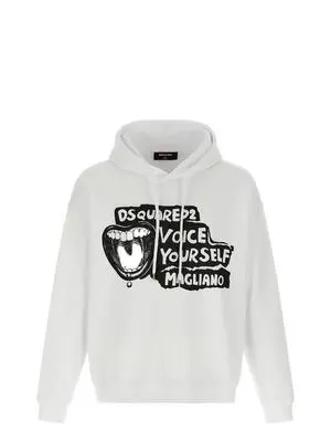 Dsquared2 Magliano X Capsule Hoodie - White/black