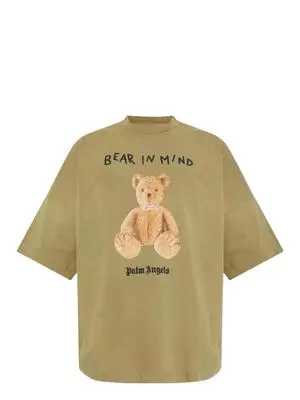 Palm Angels Bear Graphic T-shirt - Green