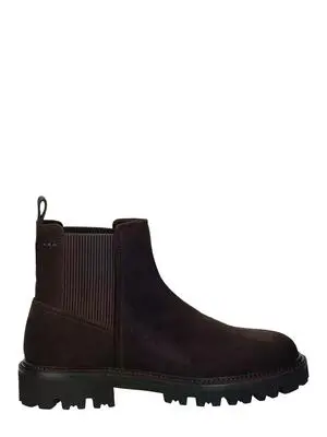 BOSS Jolyo Suede Boots - Brown