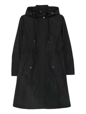 Herno Hooded Drawstring Coat - Black