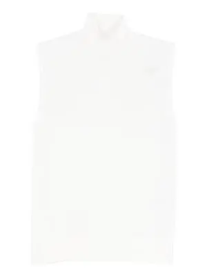 TOTEME Sleeveless Turtleneck Top - White