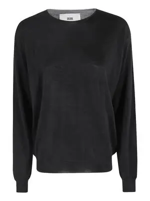 SOLOTRE Colour-block Sweater - Black