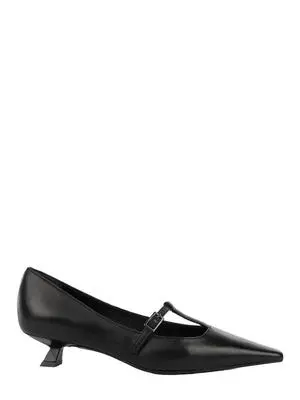 CHANTAL T-strap Pointed-toe Pumps - Black