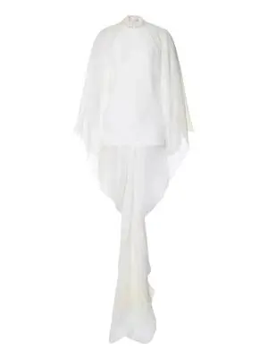 Alberta Ferretti Draped Blouse - White