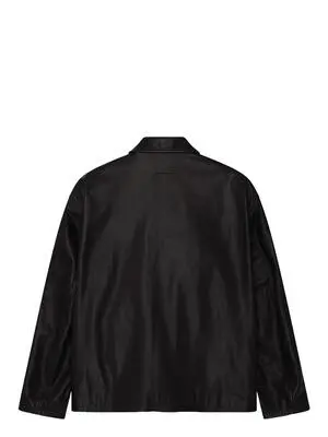 Fear Of God Leather Rider Jacket - Black