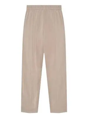 Fear Of God Wool-cotton Drawstring Straight Pant - Beige