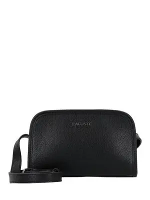 Lacoste Logo-plaque Crossbody Bag - Black