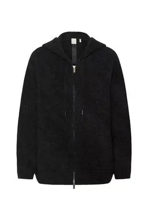 MARELLA Textured Zip-Up Hoodie