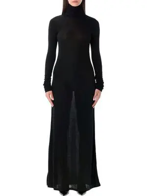 THE GARMENT Roll-neck Maxi Dress - Black