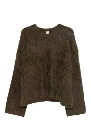 TOTÊME Brushed-finish Sweater - Brown
