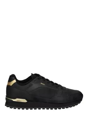 BOSS Parkour Panelled Sneakers - Black