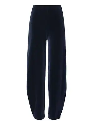Tory Burch Velour Sweatpant - Ink